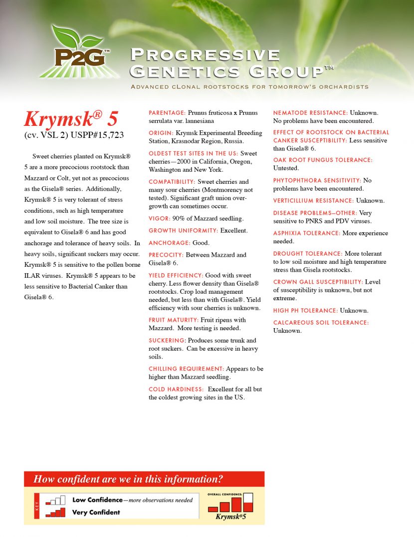 Rootstock Data – Progressive Genetics Group