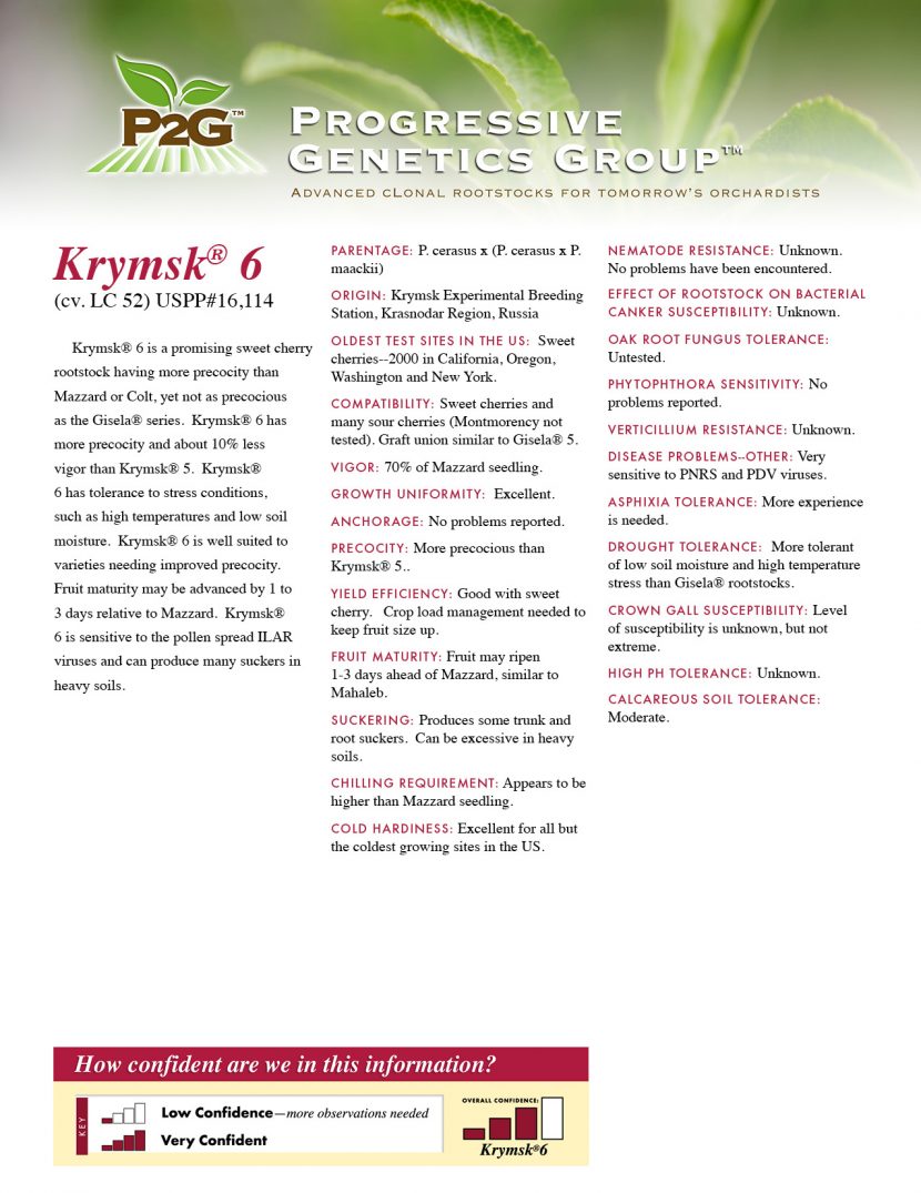 Rootstock Data – Progressive Genetics Group